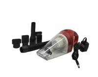 China Recordless Portable Car Vacuum Cleaner 12v Dc Red And White Color for sale