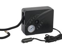 China Black Car Tire DC 12V Portable Air Compressor Portable Tire Inflator for sale