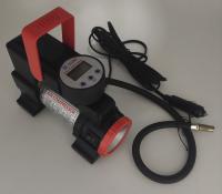 China DC12V LED Light Portable Metal Car Air Compressor With Digital Gauge for sale