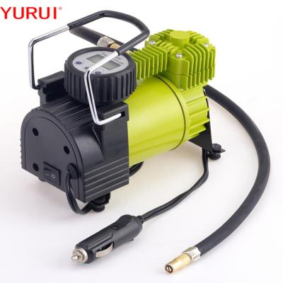 China Portable Metal Single Cyclinder DC12v Car Tyre Inflation Pump With Handle for sale