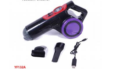 China 4-In-1 Plastic Car Tire Inflator Rechargeable Battery Portable Car Vacuum Cleaner for sale