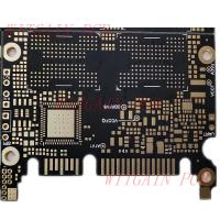 China Hard Disk Black Solder Mask Printed Circuit Board 4 Layer 1.2mm Thickness for sale