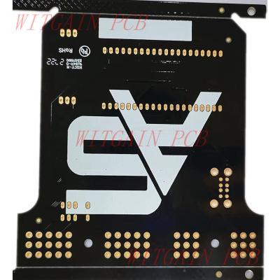 China ISO9001 8 Layer Black Solder Mask Printed Circuit Board 1OZ CU for sale