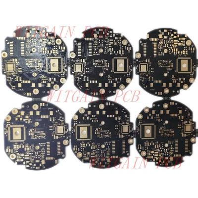 China 1.6MM Board Thickness 4 Layer Printed Circuit Board Black Solder Mask Ink for sale