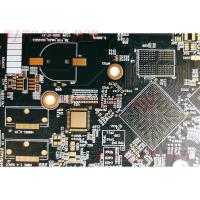 China Via In Pad Treatment 8 Layer PCB Black Solder Mask FR4 TG170 for sale