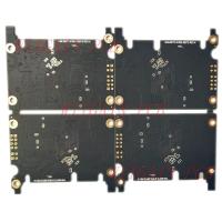 China 6 Layer MSATA Circuit Board PCB Black Solder Mask FR4 TG150 for sale