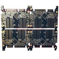 China 6 Layer MSATA Circuit Board PCB Black Solder Mask FR4 TG150 for sale
