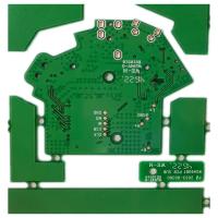 China Immersion Gold 4 Layer PCB 1.6mm Board Thickness Green Solder Mask for sale