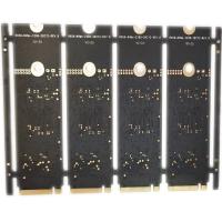 China ENIG Gold Finger FR4 TG150 8 Layer PCB Matte Black Solder Mask Color for sale