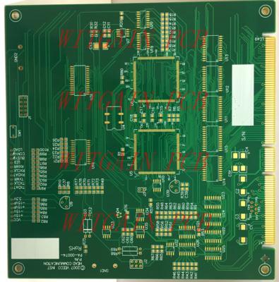 China Green Solder Mask Four Layer PCB Printed Circuit Board Gold Fingers 1.6mm Thickness for sale