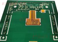 China FR4 PI Semi Flex PCB Green Solder Mask Rigid Flex MultilayerPrinted Circuit Board for sale