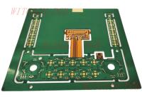 China FR4 PI Semi Flex PCB Green Solder Mask Rigid Flex MultilayerPrinted Circuit Board for sale