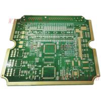China 18 Layer Printed Circuit Boards LED PCB 3 Mil Trace And Space White Silkscreen for sale