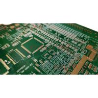 China 18 Layer Printed Circuit Boards LED PCB 3 Mil Trace And Space White Silkscreen for sale