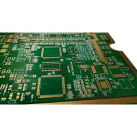 China 18 Layer Printed Circuit Boards LED PCB 3 Mil Trace And Space White Silkscreen for sale