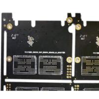 China 4 Layer SSD Circuit Board PCB Black Solder Mask FR4 TG150 for sale
