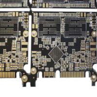 China 4 Layer SSD Circuit Board PCB Black Solder Mask FR4 TG150 for sale