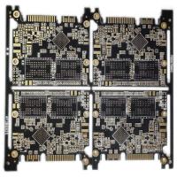 China 4 Layer SSD Circuit Board PCB Black Solder Mask FR4 TG150 for sale