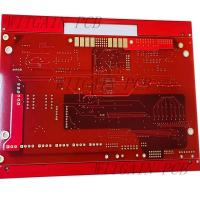 China 8 Layer Multilayer Circuit Board Red Solder Printed 50 Ohm for sale