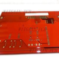 China Red Solder MultiLayer Circuit Board UL 6 Layer Printed Circuit Board 0.3MM Hole for sale