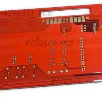 China Red Solder MultiLayer Circuit Board UL 6 Layer Printed Circuit Board 0.3MM Hole for sale