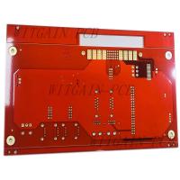 China Red Solder MultiLayer Circuit Board UL 6 Layer Printed Circuit Board 0.3MM Hole for sale