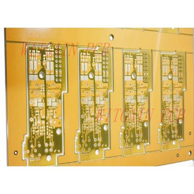 China 2 OZ Copper Power Supply PCB 6 Layer Heavy Orange Solder Mask for sale