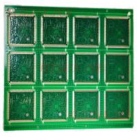China 1.6 MM Thickness PCB Electronic Board Half Hole FR4 Substrate 6 Layer PCB GPS Module for sale