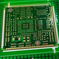 China 1.6 MM Thickness PCB Electronic Board Half Hole FR4 Substrate 6 Layer PCB GPS Module for sale