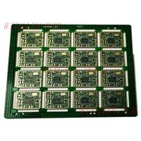 China 4 Layer PCB Castellated Holes 0.8 MM HDI Immersion Hard Gold Plating PCB for sale