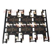 China Black Solder Mask HDI PCB 6 Layer FR4 Material 0.6 MM Thickness for sale