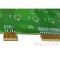 China High TG 2 Layer Printed Circuit Board PCB Substrate FR4 Gold Finger for sale
