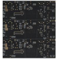 China Black Solder Mask 4 Layer PCB Enig Finish 1.6 MM Thickness 1 OZ Copper 3.5 Mil for sale