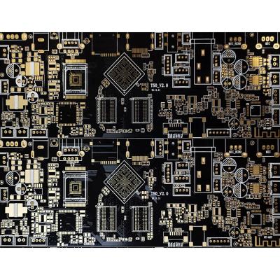 China Black Solder Mask 4 Layer PCB Enig Finish 1.6 MM Thickness 1 OZ Copper 3.5 Mil for sale