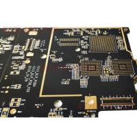 China ENIG 1U LED Display 6 Layer PCB Black Solder Mask UL Certification 2.0 MM Thickness for sale