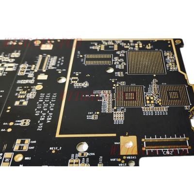 China ENIG 1U LED Display 6 Layer PCB Black Solder Mask UL Certification 2.0 MM Thickness for sale
