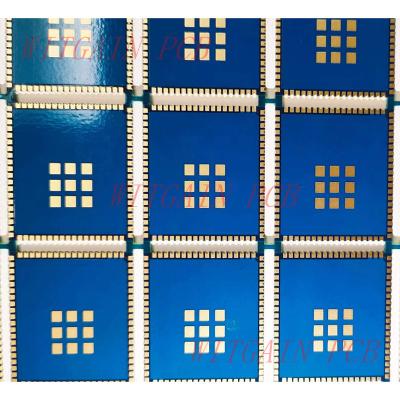 China FR4 TG150 8 Layer PCB Blue Solder Mask ENIG Rigid Flex Circuit Board for sale