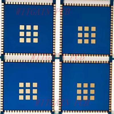 China Hasl 8 Layer PCB Surface Finish GPS Module Blue Solder Mask ENIG for sale