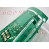 China Super Thin 2 Layer PCB Credit Card Laminate Green Solder Mask for sale