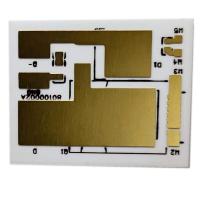 China 2 Layer Al203 Ceramic Printed Circuit Board Aluminum Oxide PCB 1.6 MM for sale