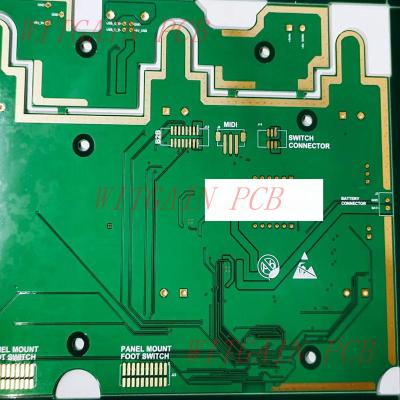 China 1.6MM Thickness 10 Layer PCB Lead Free Hasl Printed Circuit Board Green Solder Mask for sale