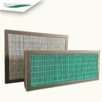 China SX F9 HEPA Folded Filter with Activated Carbon 592x592x600mm for sale