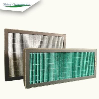 China SX F9 HEPA Folded Filter with Activated Carbon 592x592x600mm for sale