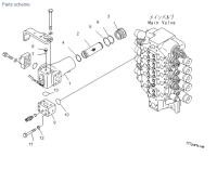 China Komatsu PC1250SP-7 21N-62-31201 Hydraulic Control Valve Excavator Control Valve Replacement Cost for sale