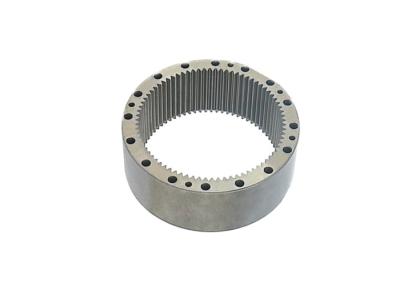 China Daewoo Doosan Excavator Swing Gearbox , DH300-7 Rotating Gear Parts Slewing Gear Ring for sale