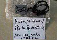 China Speed Solenoid Valve Excavator Spare Parts For PC300-7 PC360-7 702-21-55701 702-21-56900 702-21-57500 for sale