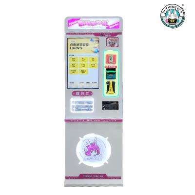China 21.5 Inch Touch Screen Pearl Token Ball Dispenser Arcade Prize Vending Machine for sale