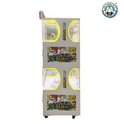 China Coin Operated Gashapon Machine Arcade Plush Toy Catcher Prize Machine Clip Toy Machine for sale
