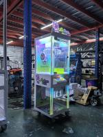 China Customizable LED Claw Machine Acrylic Metal Construction Colorful Screen Plush Toys Catching Arcade Game for sale