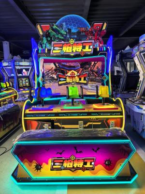 China Dinosaur Rise Shooting Ticket Redemption Game 5-Player Mall Traffic for sale